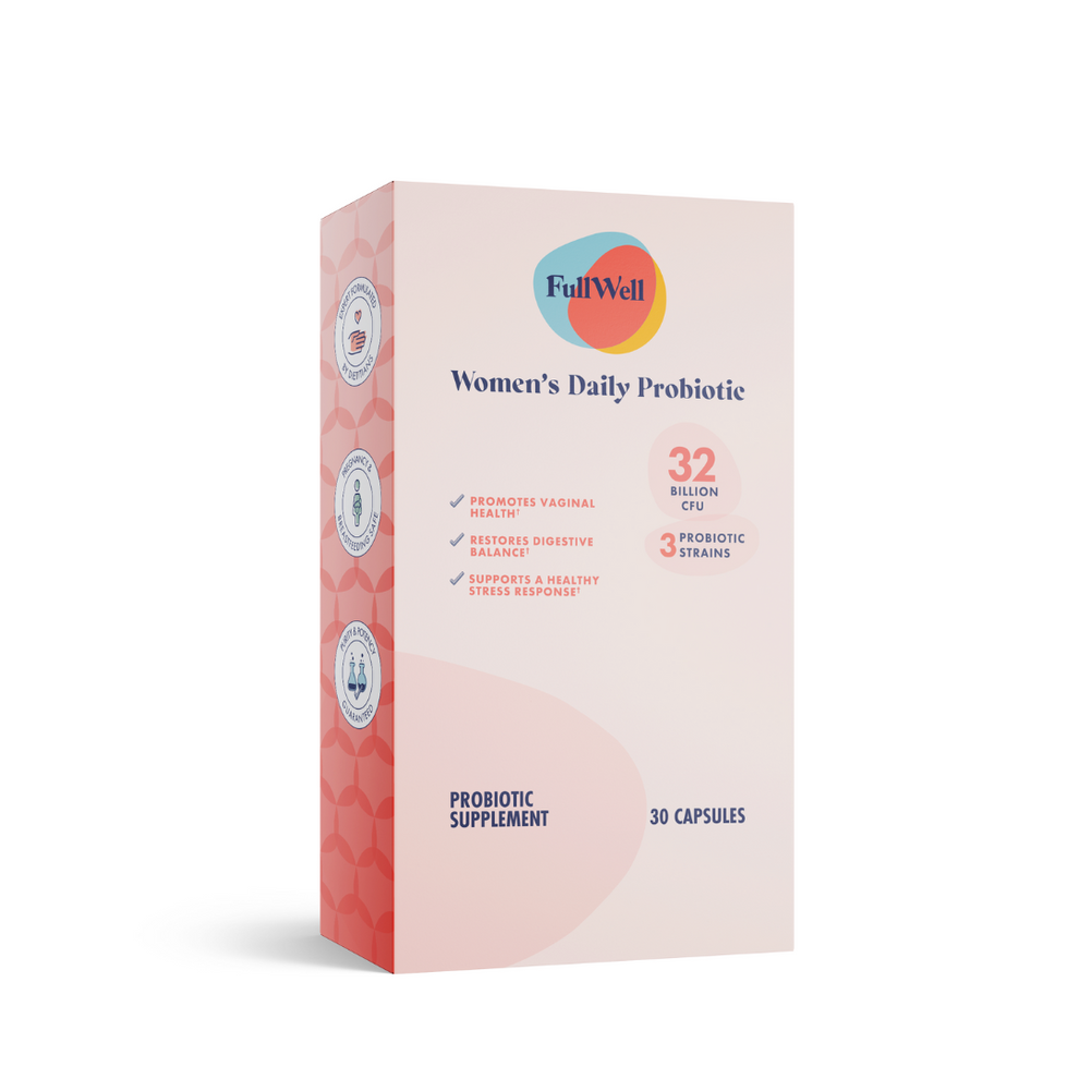 Women's Daily Probiotic | Pregnancy and Breastfeeding Safe – FullWell